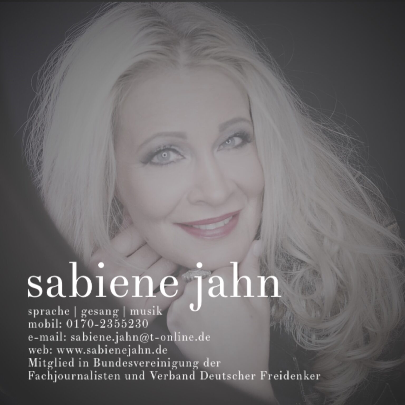 Sabiene Jahn | Freie Sprecherin, Sängerin, Journalistin